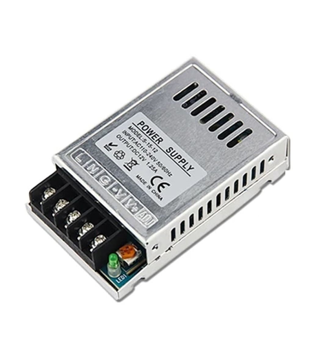 Mini Size Switching Power Supply 15W 12V 1.25A Smps AC To DC12v 24v Converter Lighting ...
