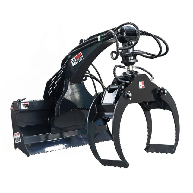 Mini Skid Steer Mount Log Grapple, Rotate By Hydralic, Fit Mini Quick ...