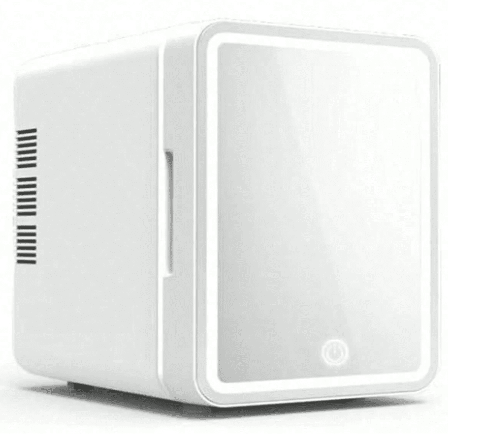Mini Skincare Fridge 4L With Dimmable LED Light Mirror, Cooler And ...