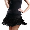 Mini Skirts for Women Tassel Skirt Cha Cha Square Dance Practice Outfit ...