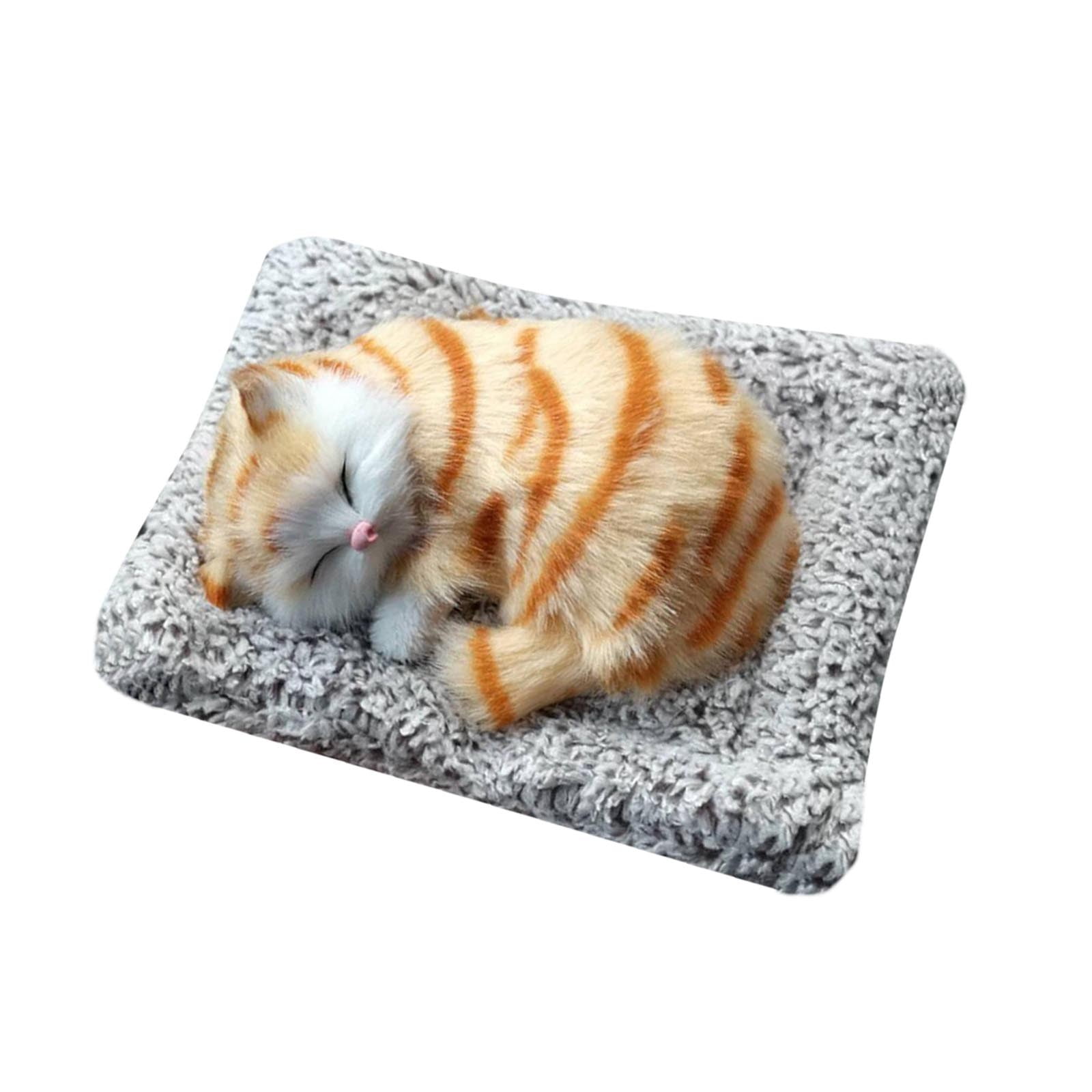 Mini Sleeping Cat, Kitty Toys for Girls, Boys, & Elderly, Realistic Cat ...