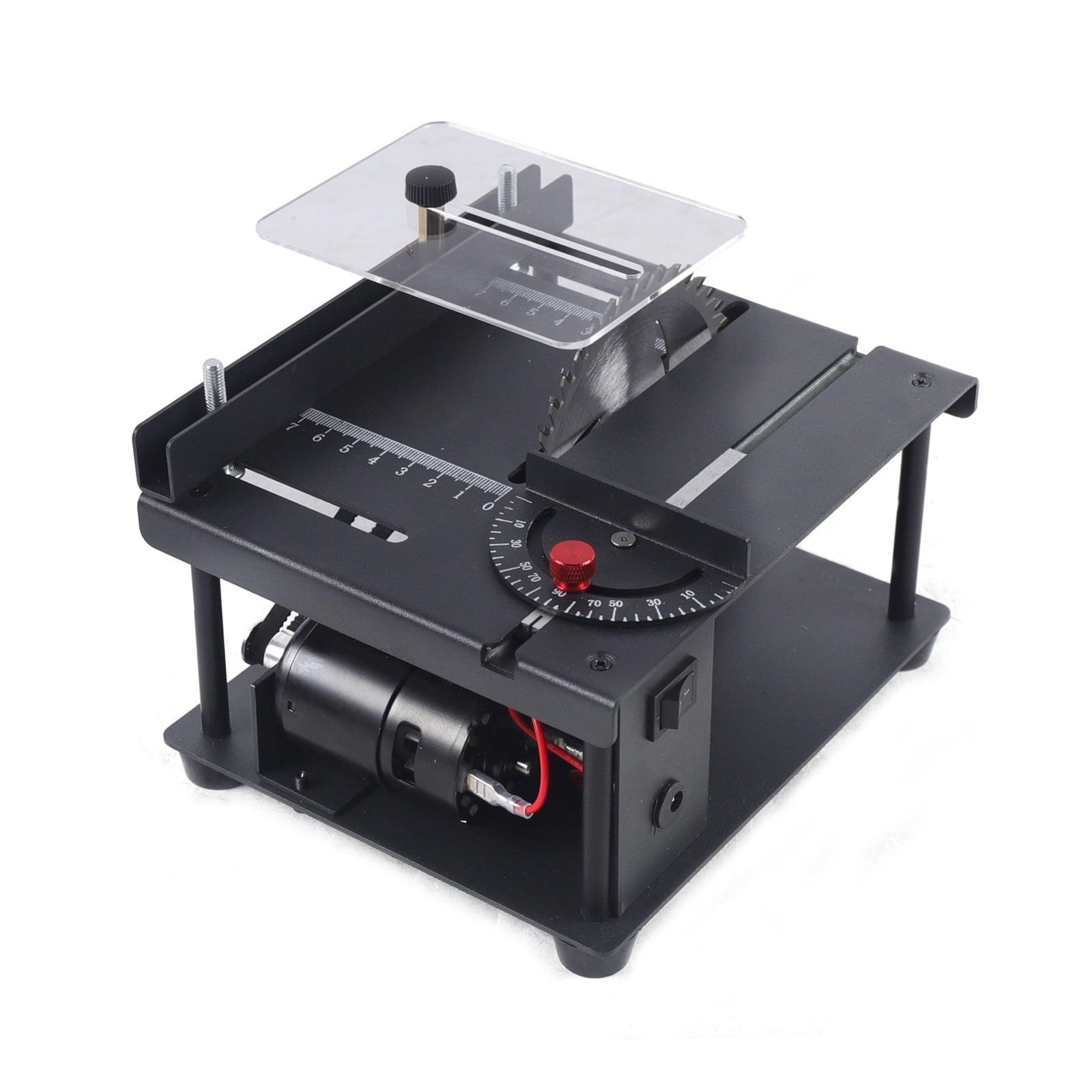 Mini Sliding Table Saw Kit Multifunction Woodworking DIY Hobby Model ...