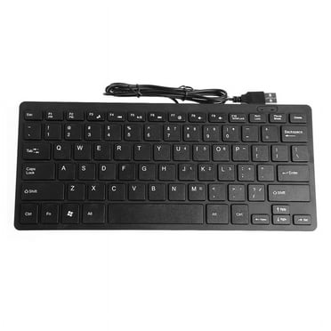 Anself Mini Wired USB Keyboard 78 Keys Small Waterproof Keyboard for ...