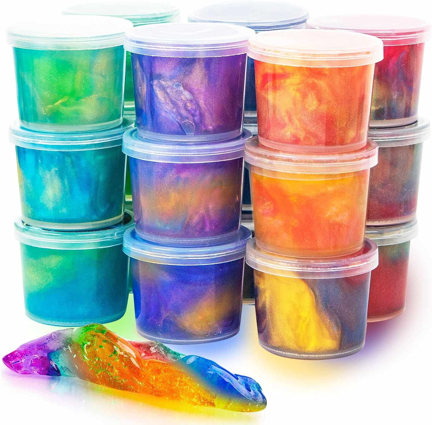 Mini Slime, Galaxy Slime Party Favors, Stretchy Slime Kit for Classroom ...