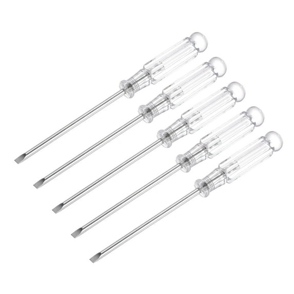 Mini Slotted Screwdriver, 3.0mm Flat Head 115mm Length for Small ...