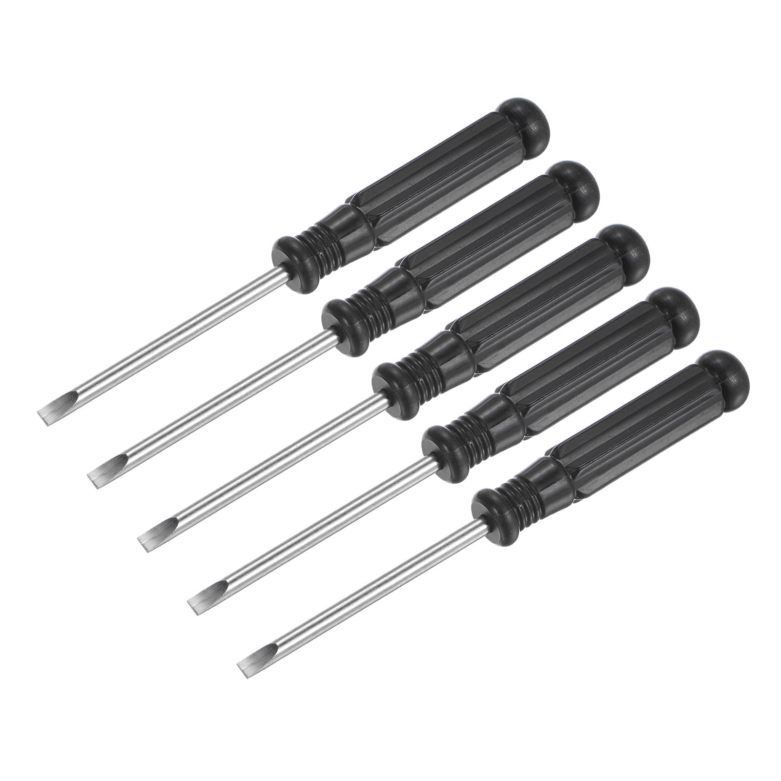 Mini Slotted Screwdriver, 3.0mm Flat Head with Black Handle for Small ...