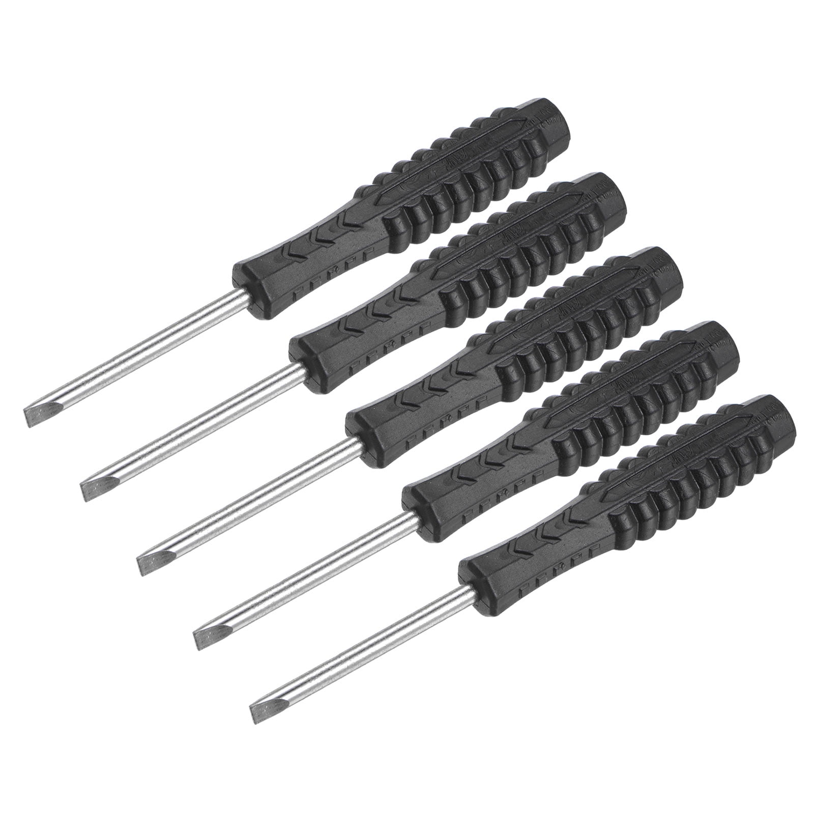 Mini Slotted Screwdriver, 4.0mm Flat Head with NonSlip Handle for Small ...