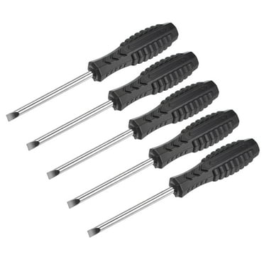 Mini Slotted Screwdriver, 3.0mm Flat Head 115mm Length for Small ...
