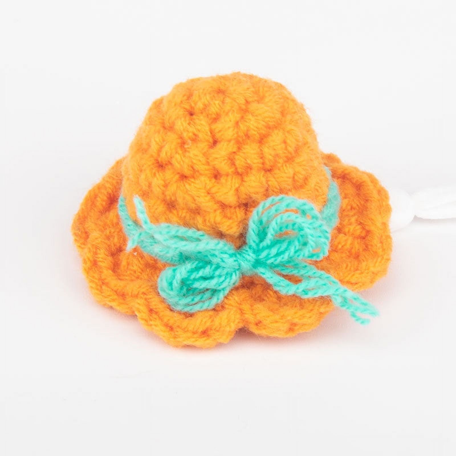 Mini Small Animals Hat with Adjustable Strap Lovely Hand Knitted Tiny ...
