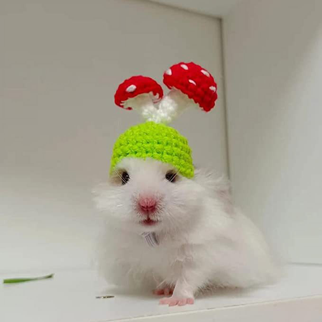 Mini Small Animals Hat with Adjustable Strap Lovely Hand Knitted Tiny ...