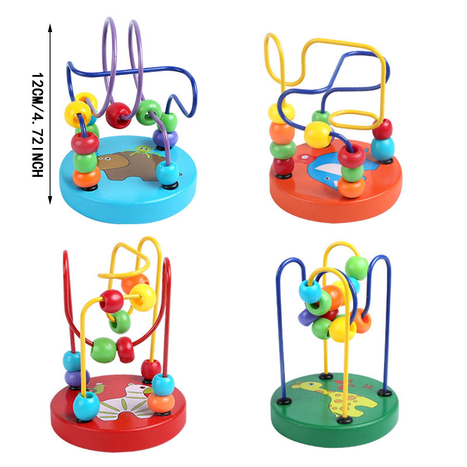 Mini Small Bead Educational Colorful Baby And Children Mini Bead Wire ...