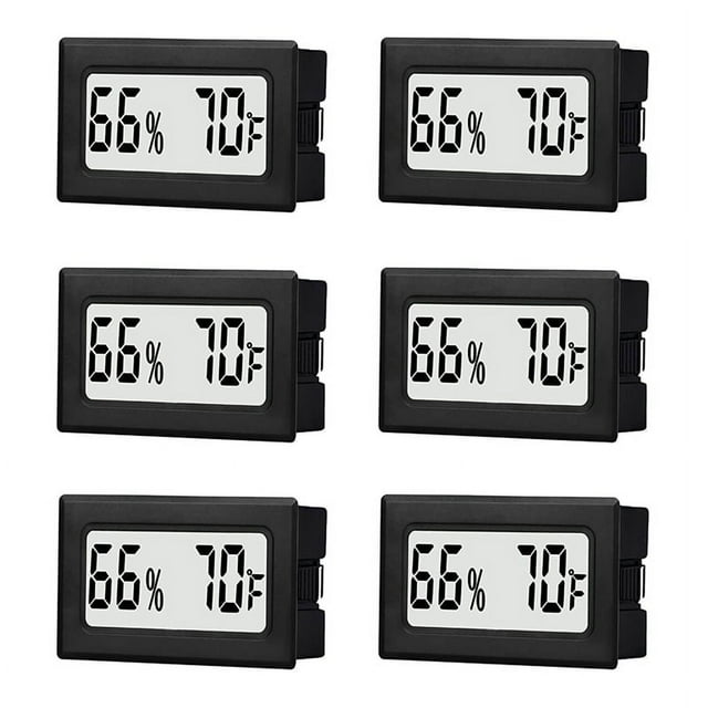 Mini Digital Indoor Thermohygrometer, Black - Walmart.com