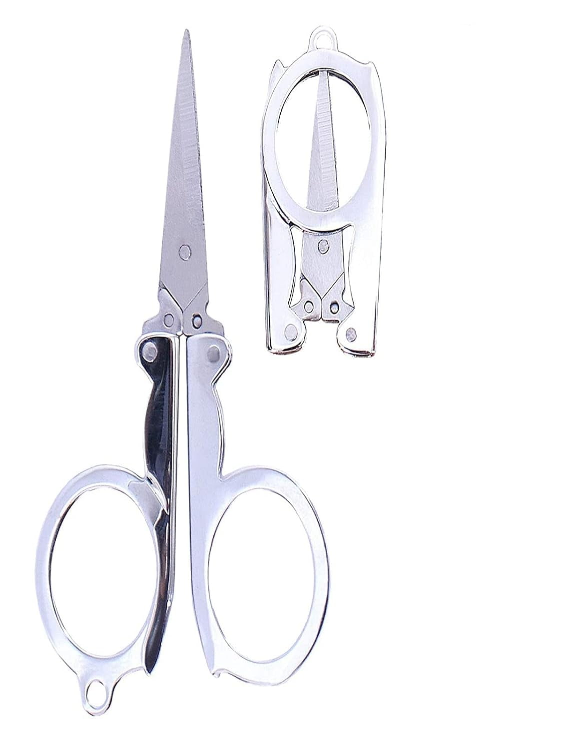 Mini Small Stainless Steel Fold Scissors Tijera Tesoura Pocket Tool 45 ...