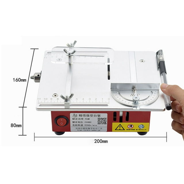 Mini Small Table Saw Bench Top Saw 9200RPM Household For Models Wood ...