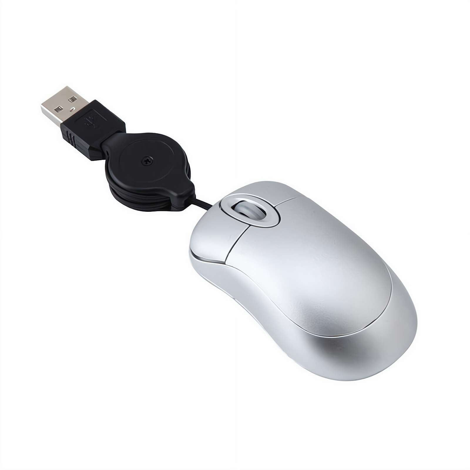 Mini Small Travel Optical Mouse Portable USB Wired Mouse with ...