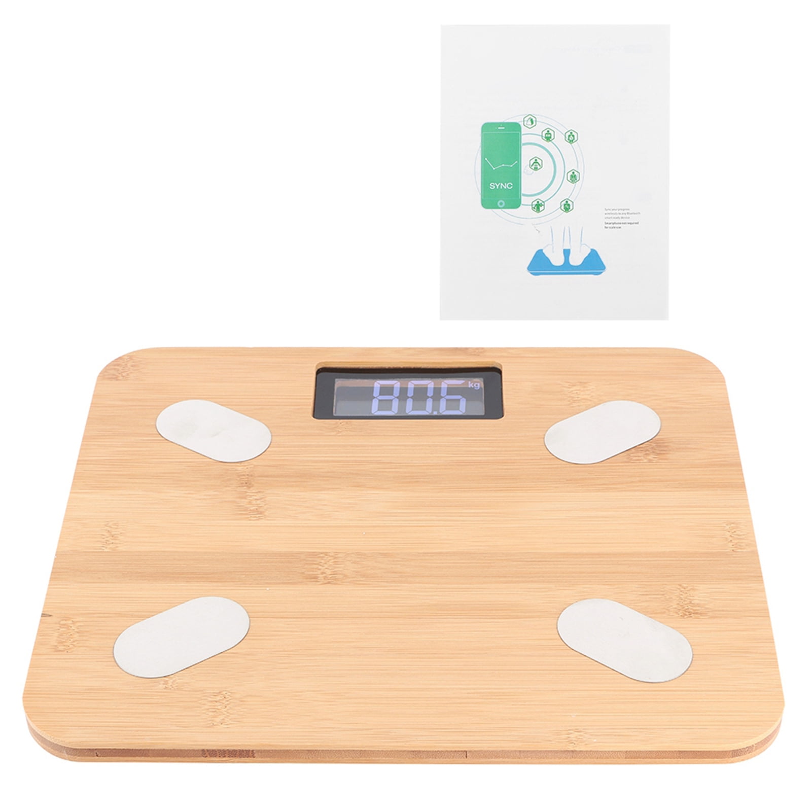 Mini Smart Electronic Body Weight Scale with LED Display and Bluetooth ...