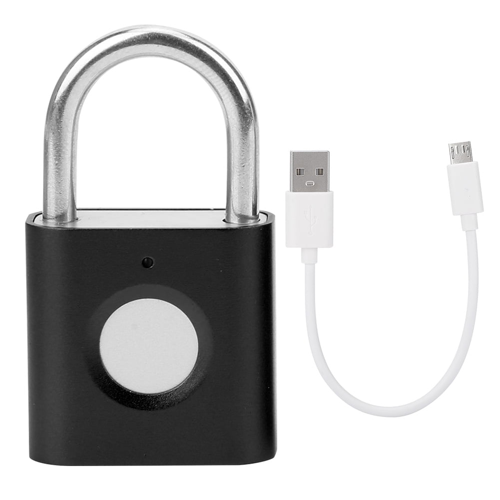 Mini Smart Fingerprint Padlock USB Rechargeable Security Lock for ...