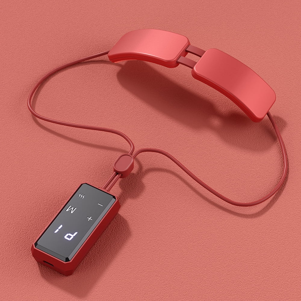 Mini Smart Hanging Neck Shoulder Cervical Spine Massager EMS Muscle ...