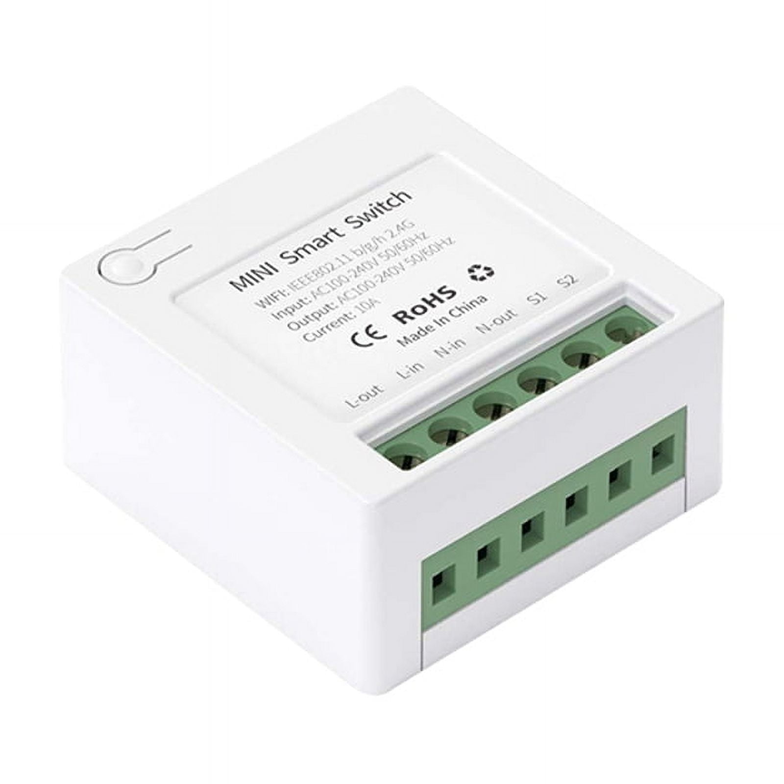 Mini Smart Switch Breaker Wireless Switches 10A Compatible with Tuya ...