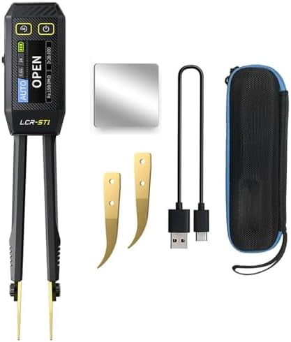 Mini Smart Tweezer LCR Meter/ESR Meter, Digital Tweezer Tester with ...