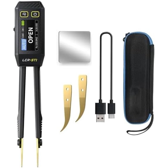 Mini Smart Tweezer LCR Meter/ESR Meter, Digital Tweezer Tester with ...
