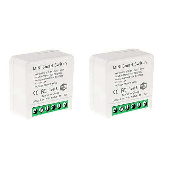Mini Smart WiFi Relay Switch, DIY Timer Light Switch Module - Walmart.com