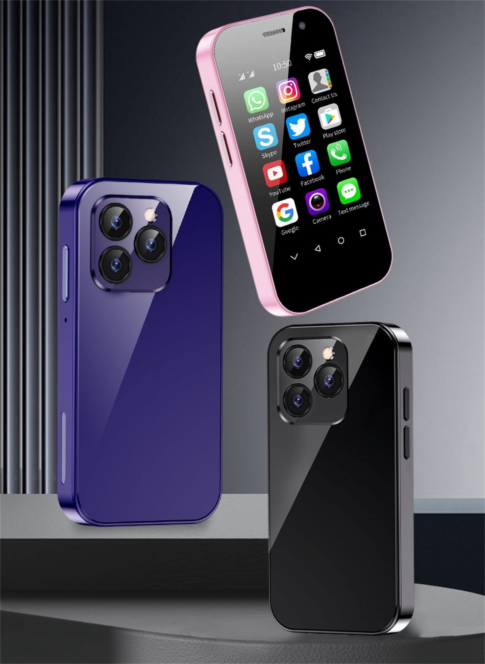 Mini Smartphone Android 9.0 4G LTE Quad Core 2600mAh Face Recognition 3 ...