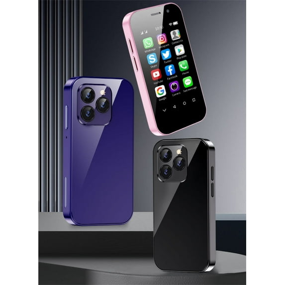 Mini Smartphone Android 9.0 4G LTE Quad Core 2600mAh Face Recognition 3 ...