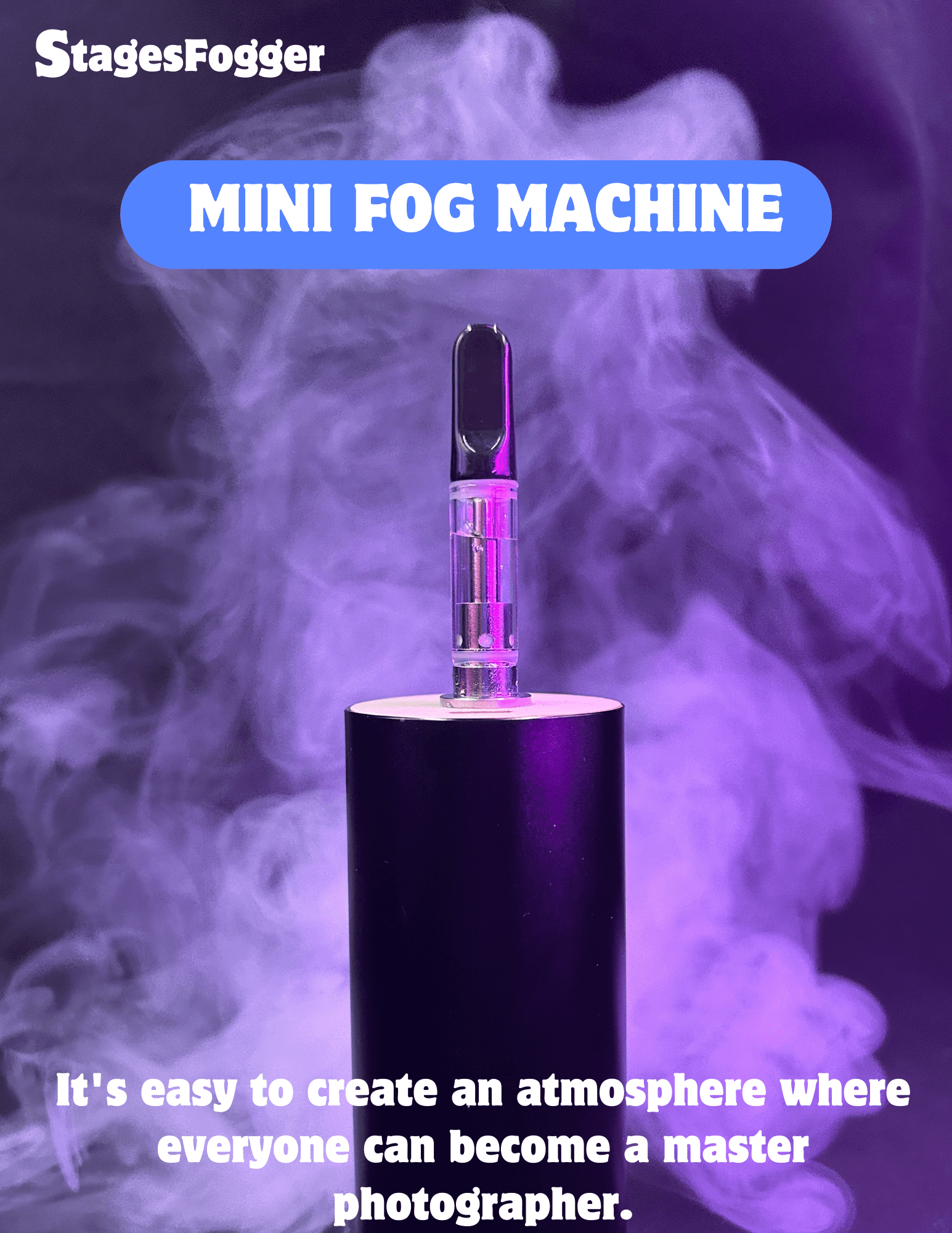 Mini Smoke Machine fog Machine for Photography Cosplay Smoke Making ...
