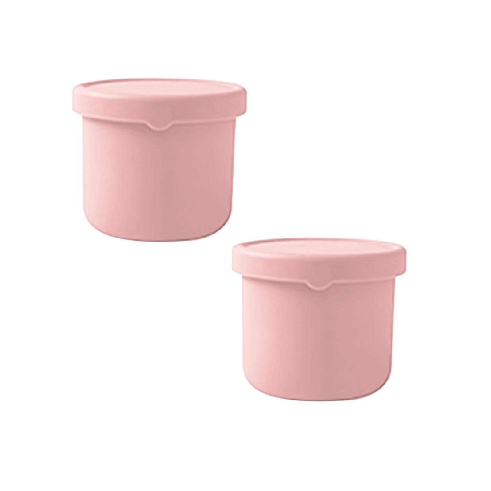 Mini Snack Containers Leak Proof Heat Silicone Lunch Box With Lid Fruit ...