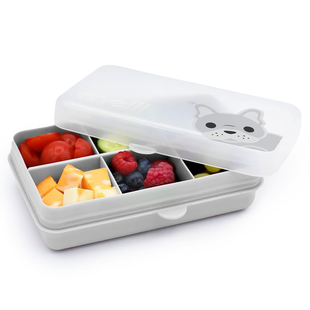 Mini Snackle Box – 6 Compartments, Divided Snack Container, Food ...