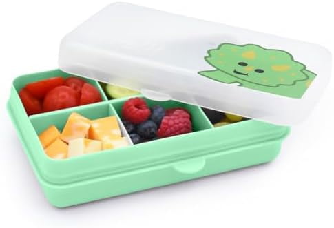 Mini Snackle Box - 6 Compartments, Divided Snack Container, Storage for ...