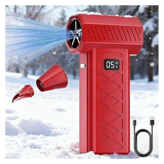 Mini Snow Blower for Car, 130000 RPM Turbo Blower - Portable Handheld ...