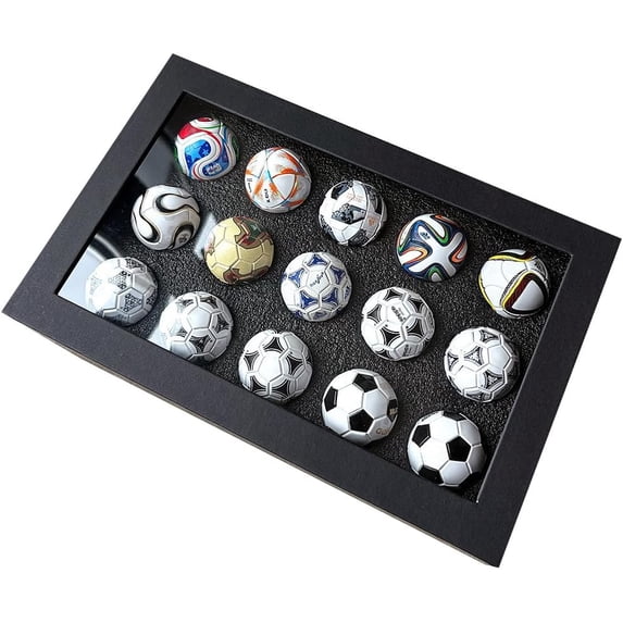 Mini Soccer Ball Collectible Set, 15 Retro International Match Replica ...
