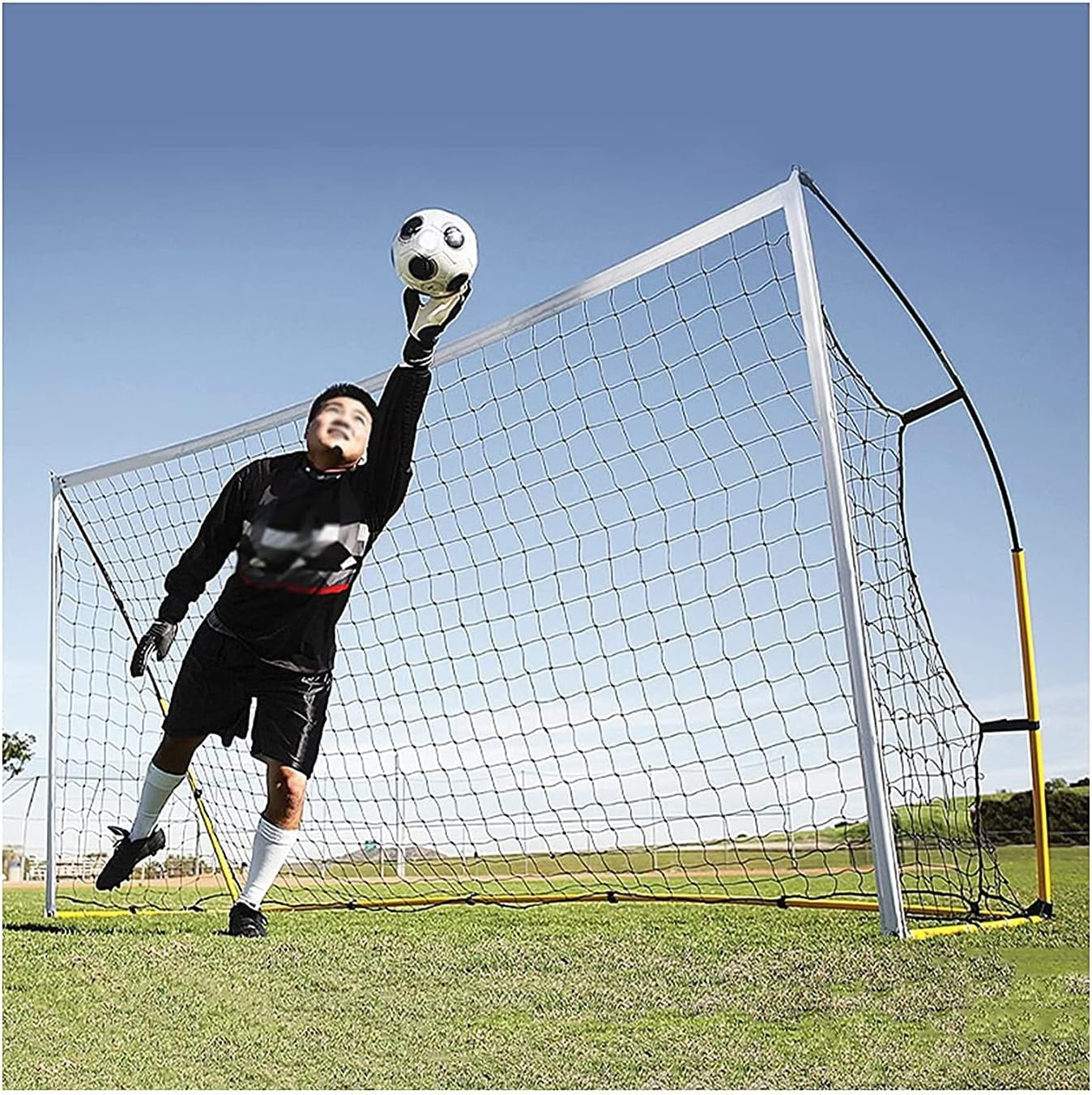Mini Soccer Goal Portable Soccer Net Pop Up Goal Nets Outdoor Sports ...
