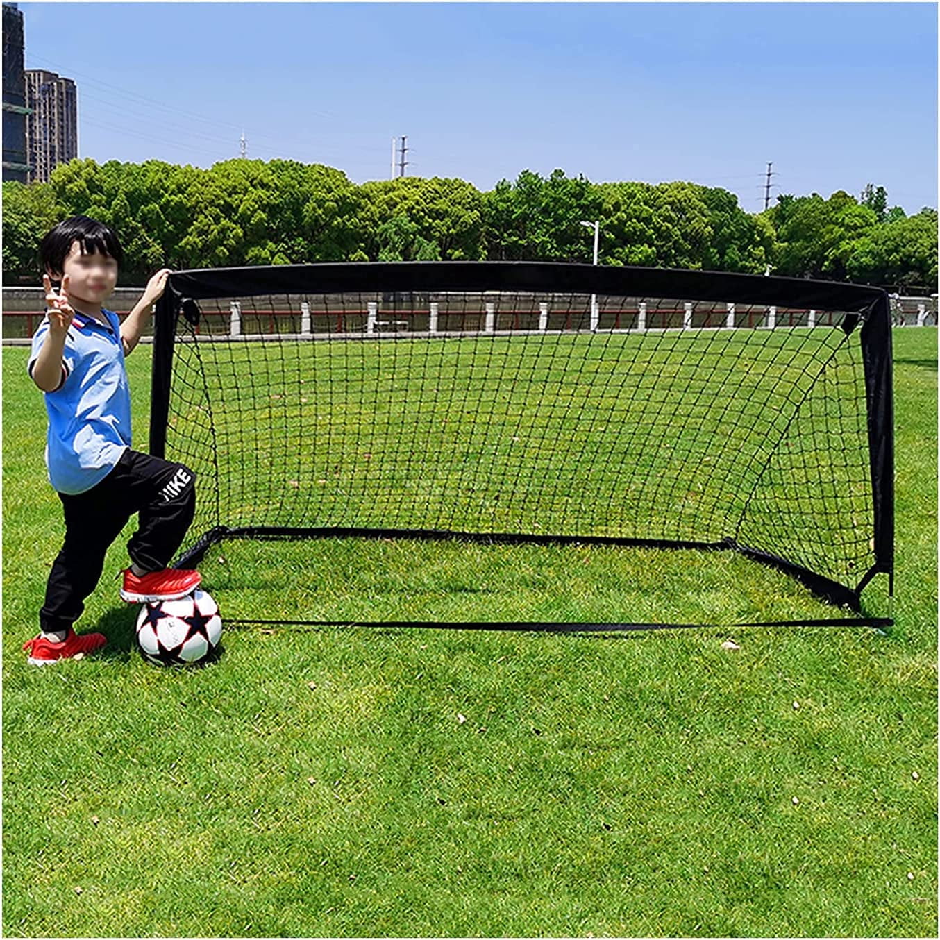 Mini Soccer Goal Portable Soccer Net Pop Up Goal Nets Portable Storage ...
