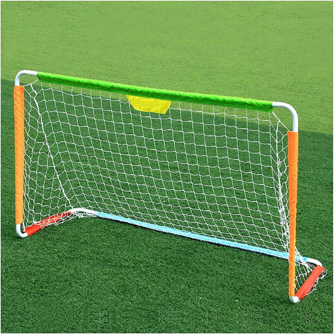 Mini Soccer Goal Portable Soccer Net Pop Up Goal Nets Three-Person Mini ...