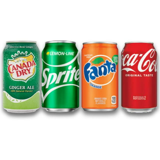 Mini Soda Multi flavor, variety, 7.5 Fl Oz (Pack of 18) - Walmart.com