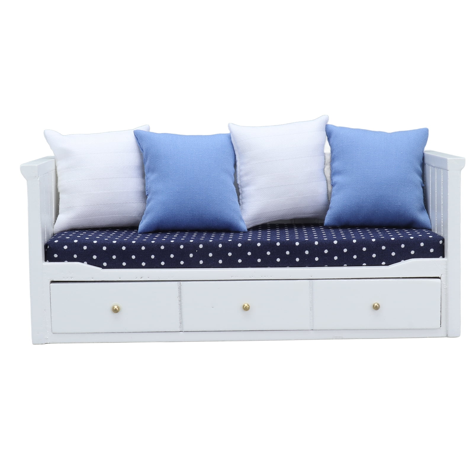 Mini Sofa Toys, Model 1/12 Scale Dollhouse Sofa Furniture For ...