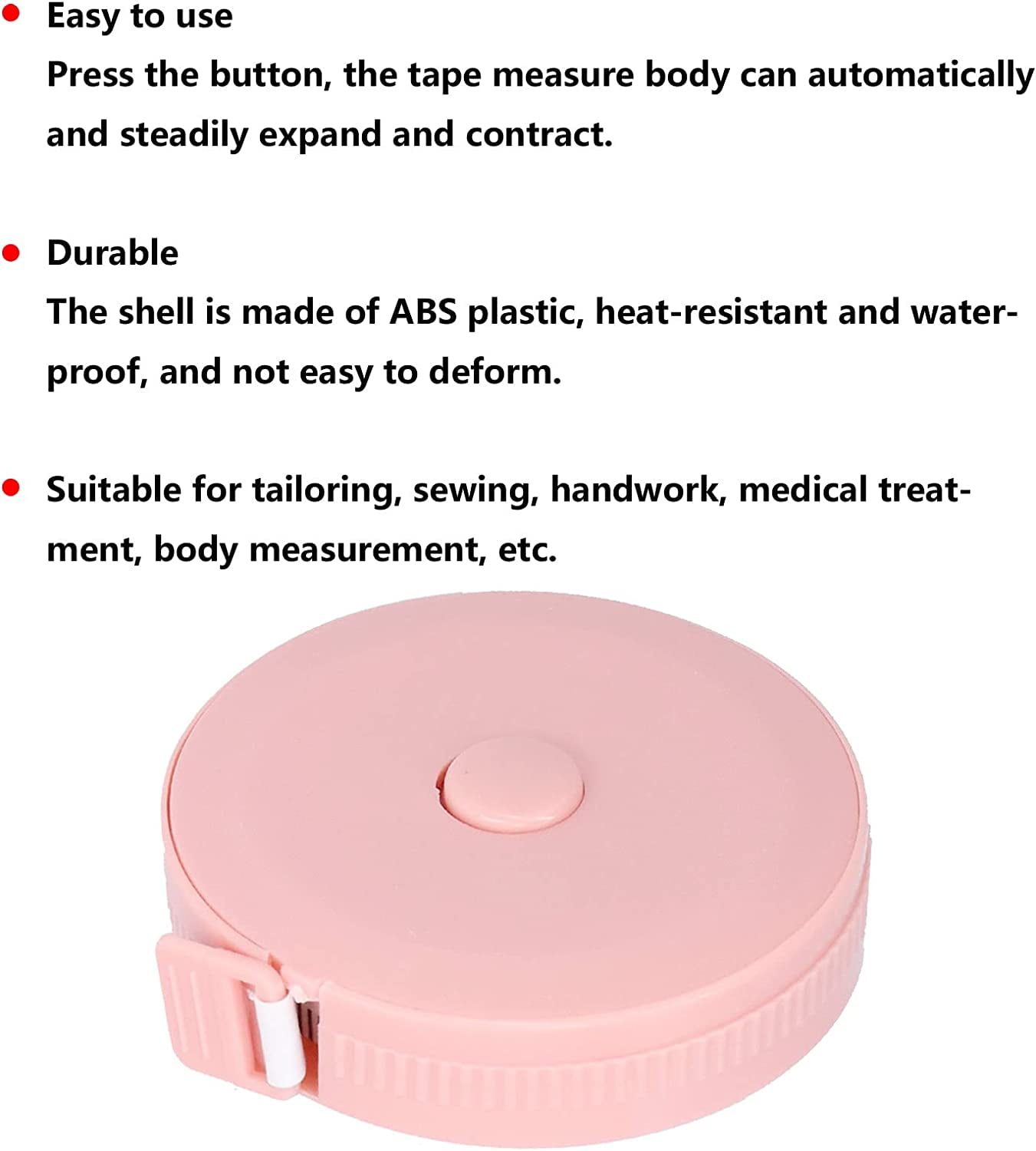 Mini Soft Tape Measure, Retractable Measuring Tape measure for body ...