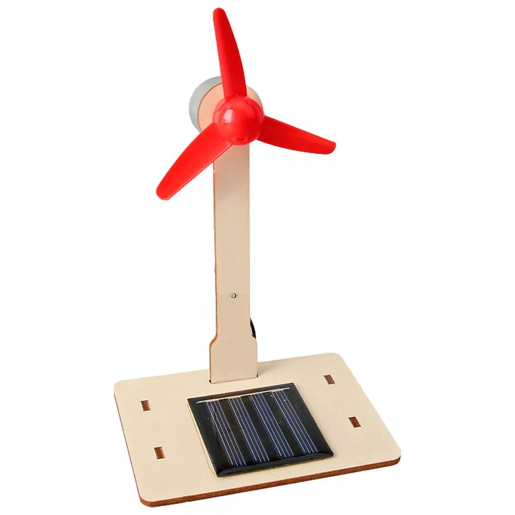 Mini Solar Energy Wind Mill Toy Kids Children Science Teaching Tool ...