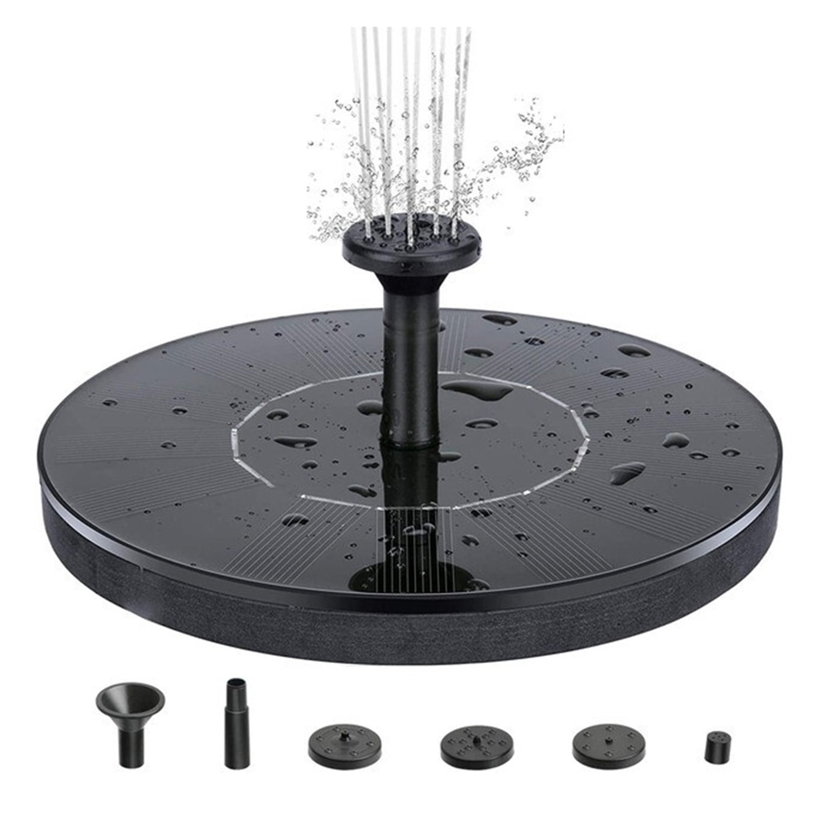 Mini Solar Water Fountain Pool Waterfall Fountain Garden Decoration ...