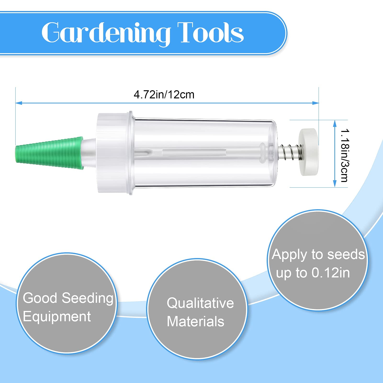 Mini Sowing Seed Dispenser Sower Seed Spreader H2FSDGarden Planter Hand ...