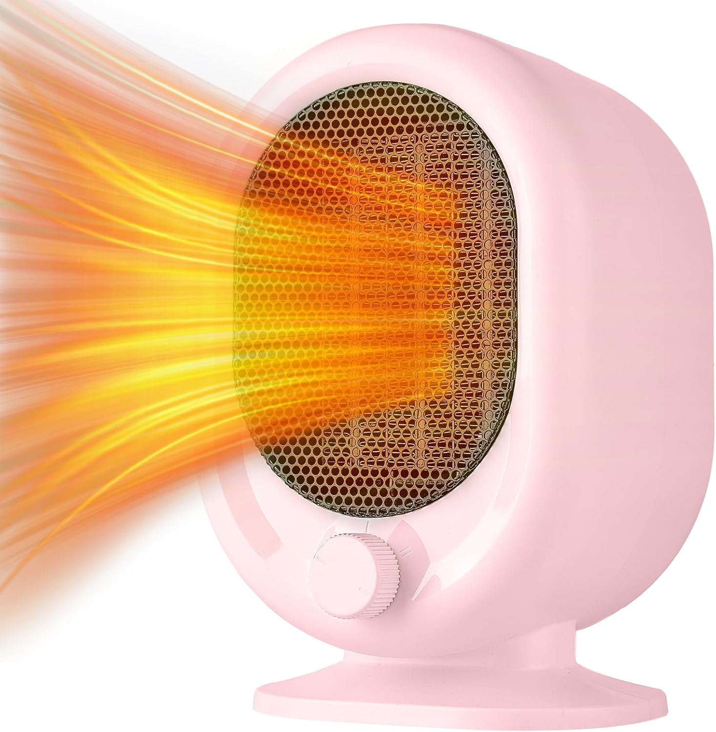 Mini Space Heater,1500W Small Desk Heater,2 Gears Adjustable,PTC ...
