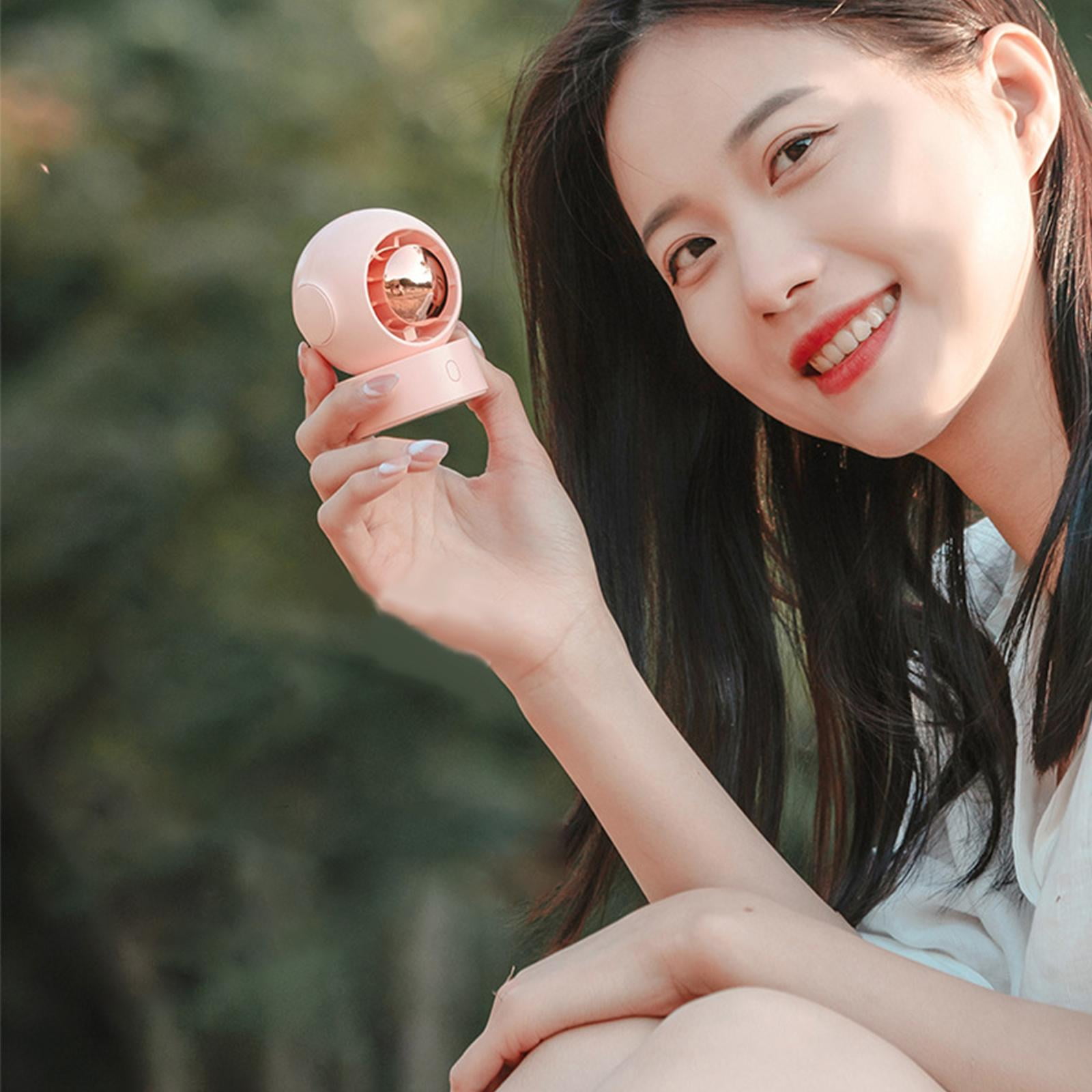 Mini Spaceman Fan Battery Operated Pocket Fans Wearable Desk Neck ...