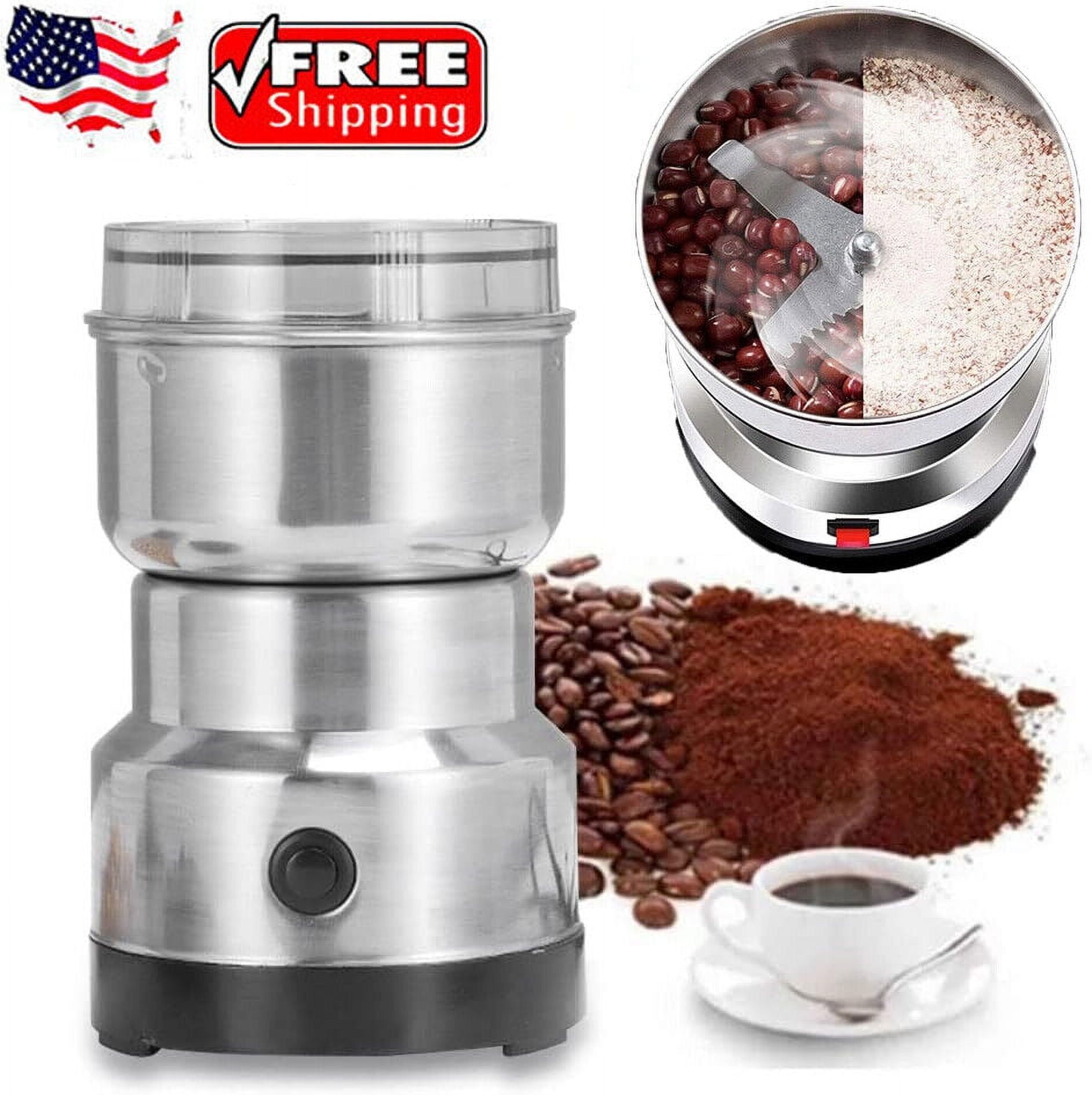 Mini Spice Coffee Grinder Electric 10s Fast Grinding Multifunction ...