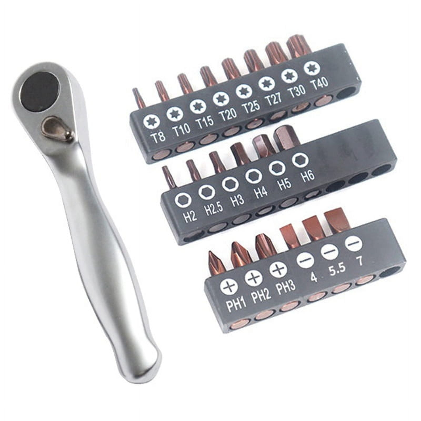 Mini Spiny Wheel Wrench 1/4 Positive and Reverse Fast Screwdriver ...