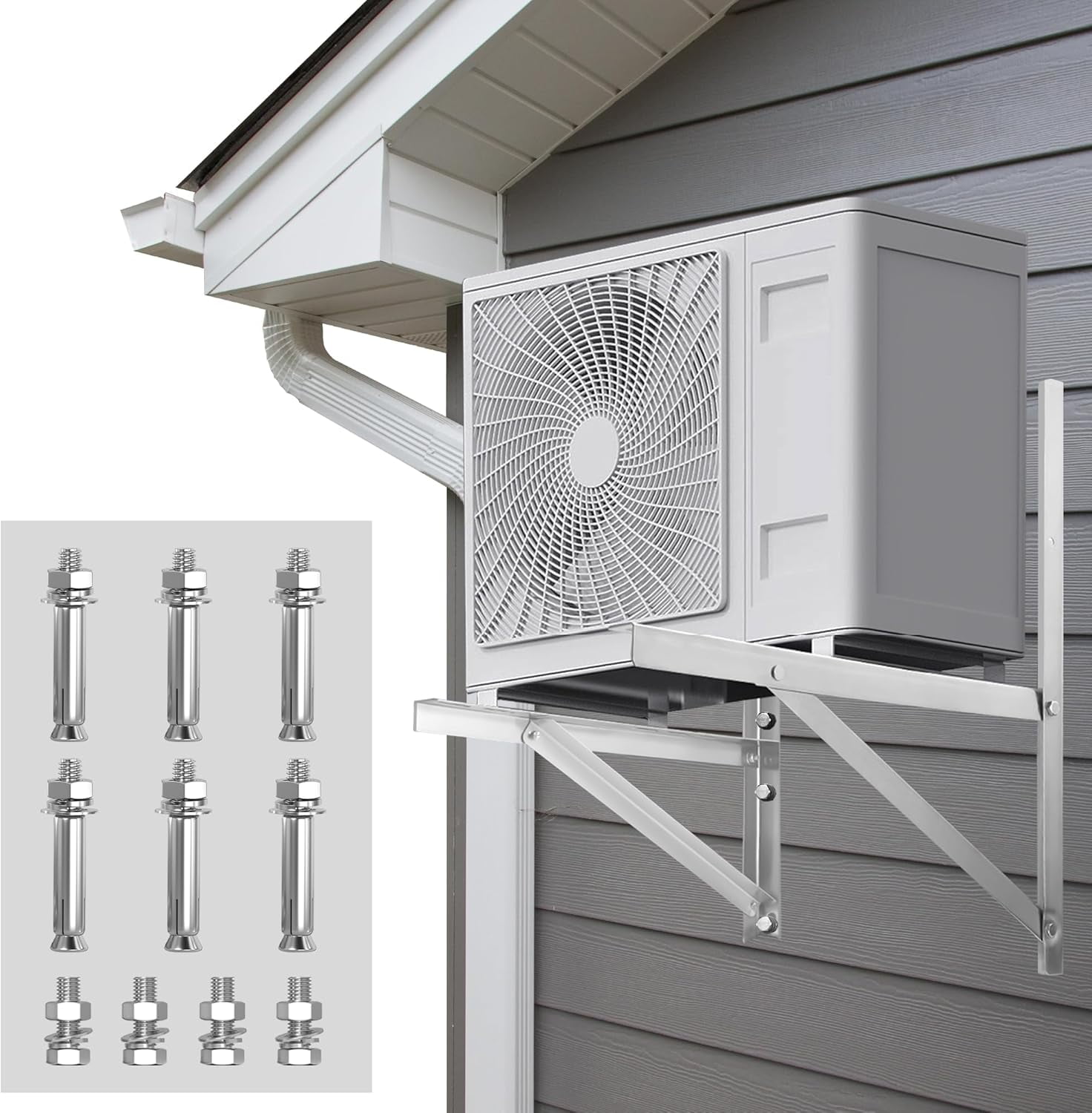 Mini Split Air Conditioner Wall Mounting Bracket, Max. Loading Capacity ...