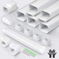 Mini Split Line Set Cover: 3 Inch 10Ft DIY Decorative Outdoor PVC ...