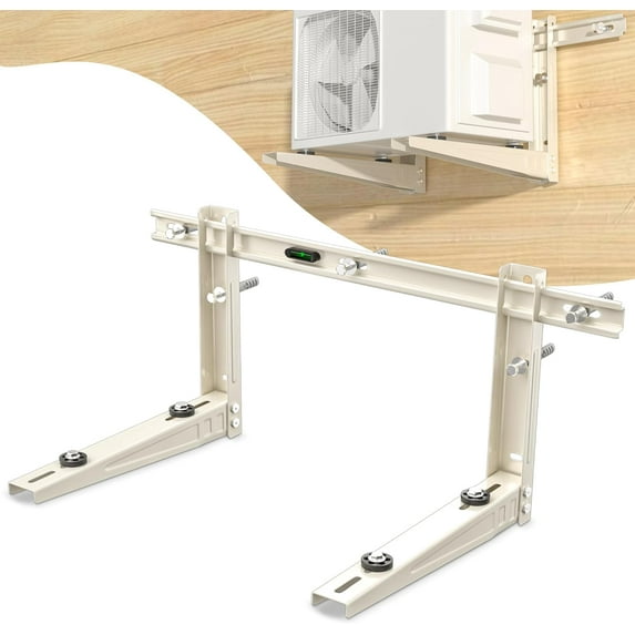 Mini Split Wall Mounting Bracket for 7000-12000 BTU Mini Split Air Conditioner with Leveler ...